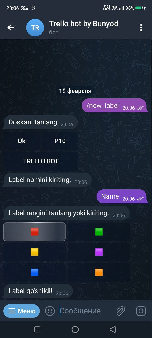 GitHub - BunyodNaimov/trello_bot