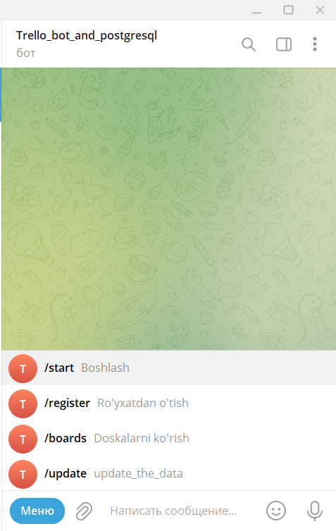 GitHub - BunyodNaimov/trello_bot_and_postgresql GitHub - BunyodNaimov/trello_bot_and_postgresql