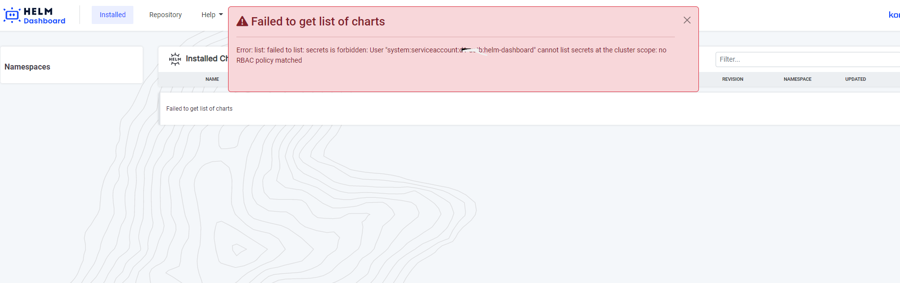 Is there anyway to use list the releases with out Cluster Role · Issue #189 · komodorio/helm ...