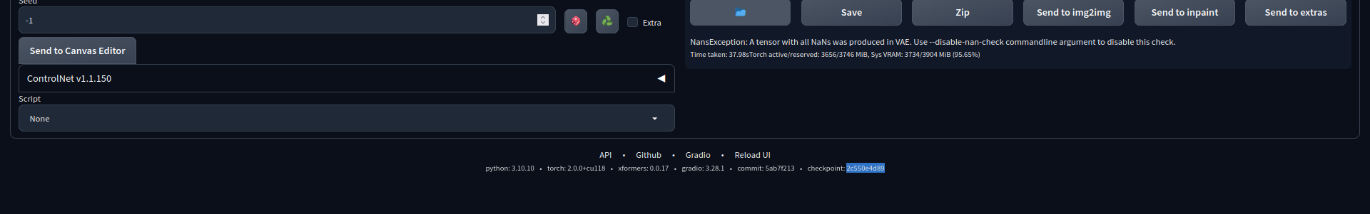 Bug Nansexception A Tensor With All Nans Was Produced In Vae · Issue 10227 · Automatic1111