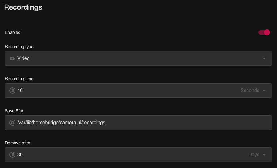MQTT triggered recordings not starting/working · Issue #438 · seydx/homebridge-camera-ui · GitHub