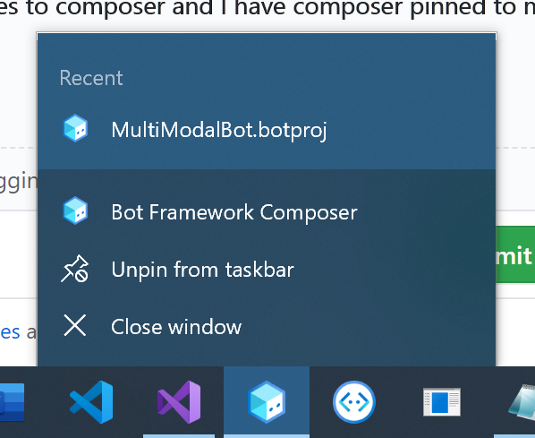 Add support to pass the botproj file to composer.exe so I can associate botproj files with ...
