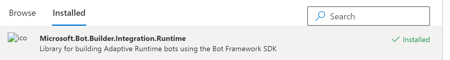 Runtime package doesn't render icon · Issue #802 · microsoft/botframework-components · GitHub