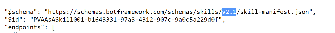 Manifest version in exporting as a skill should be 2.2 · Issue #8347 · microsoft/BotFramework ...