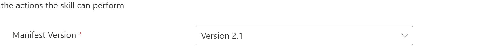 Manifest version in exporting as a skill should be 2.2 · Issue #8347 · microsoft/BotFramework ...