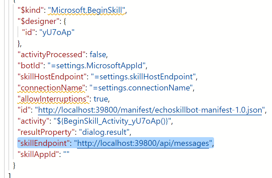 Composer persists skills URLs in .dialog files · Issue #4802 · microsoft/BotFramework-Composer ...
