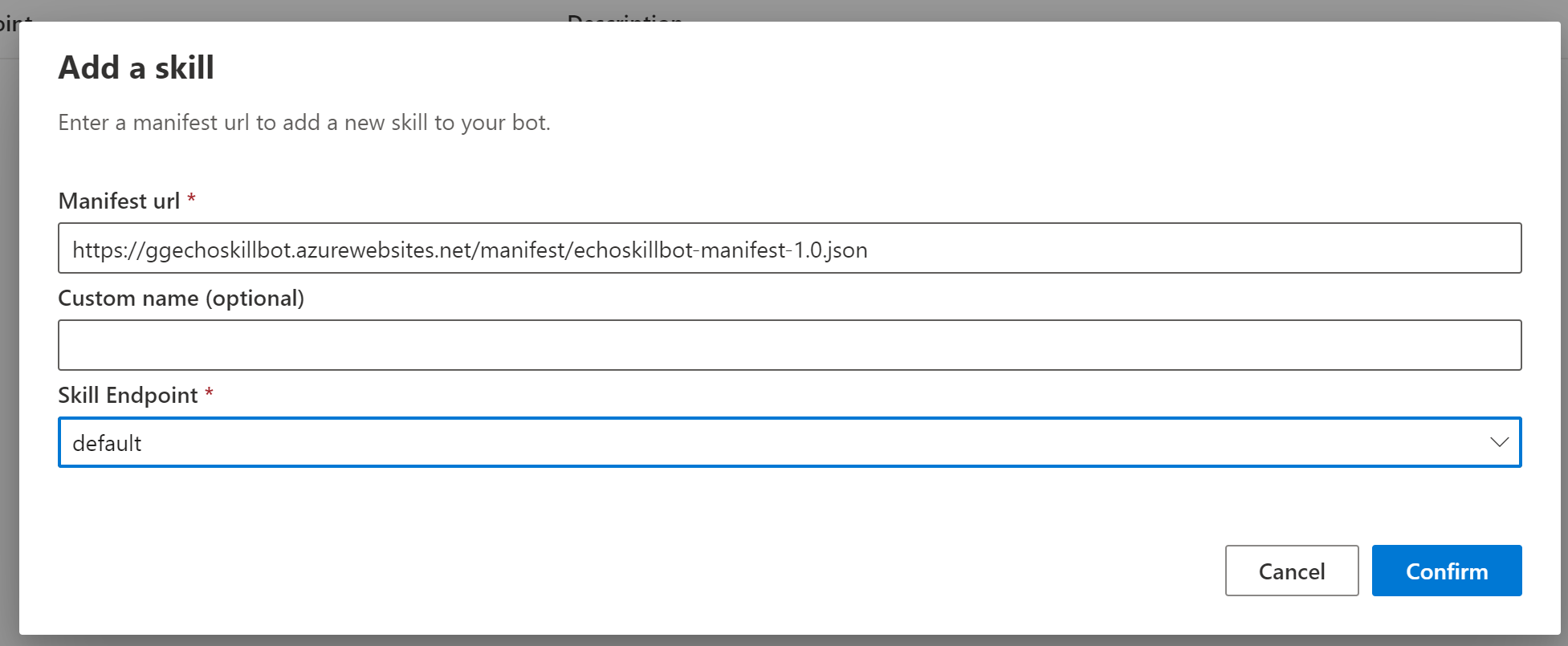 Adding an skill ignores the manifest ID and name · Issue #4844 · microsoft/BotFramework-Composer ...