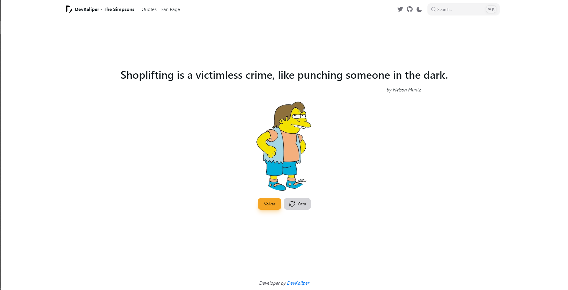 GitHub - DevKaliper/the-simpson-fan: Pagina dedicada a los simpsons. v2