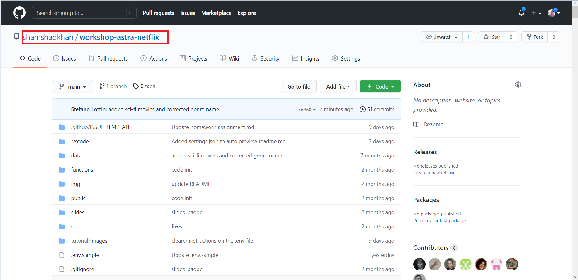 [HW] · Issue #376 · datastaxdevs/workshop-graphql-netflix · GitHub