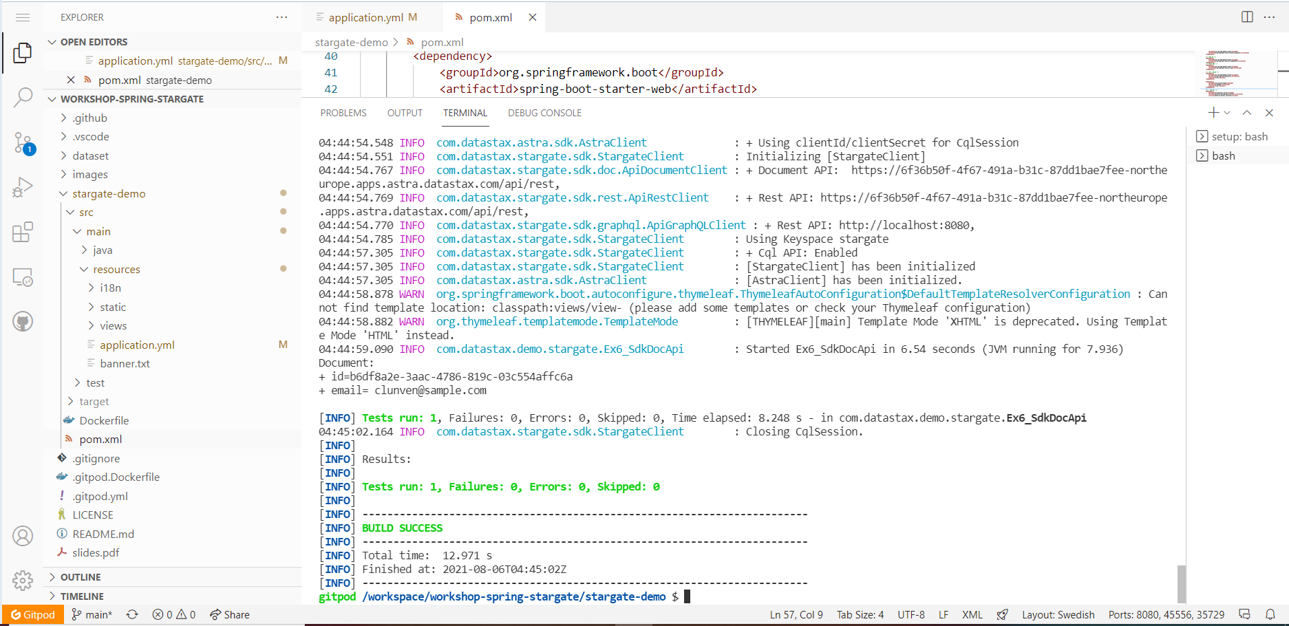 [HW] · Issue #54 · datastaxdevs/workshop-spring-stargate · GitHub