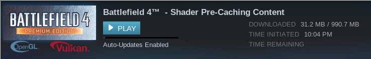 Enabling Shader Pre-caching in steam casues issues with downloads for SteamPlay Titles · Issue ...