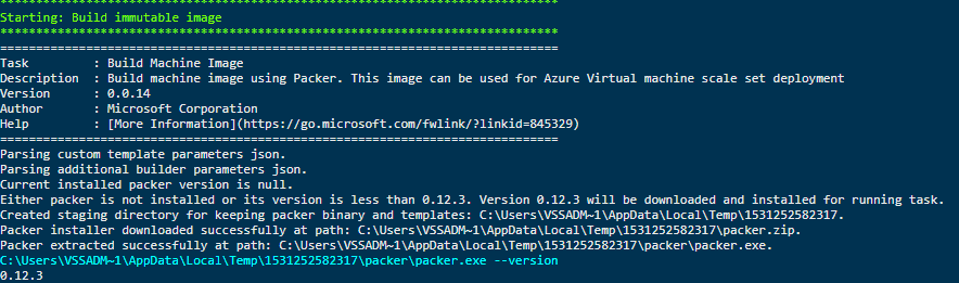Build Machine Image · Issue 7676 · Microsoftazure Pipelines Tasks · Github