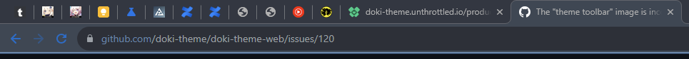 The "theme toolbar" image is incorrect in Chrome 116 version. · Issue #120 · doki-theme/doki ...