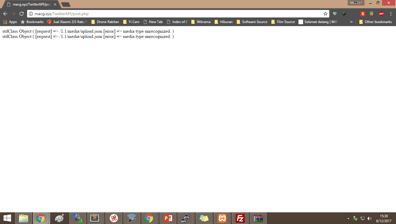 Media Type Unrecognized Error When Trying Upload Photos · Issue 572 · Abraham Twitteroauth · Github