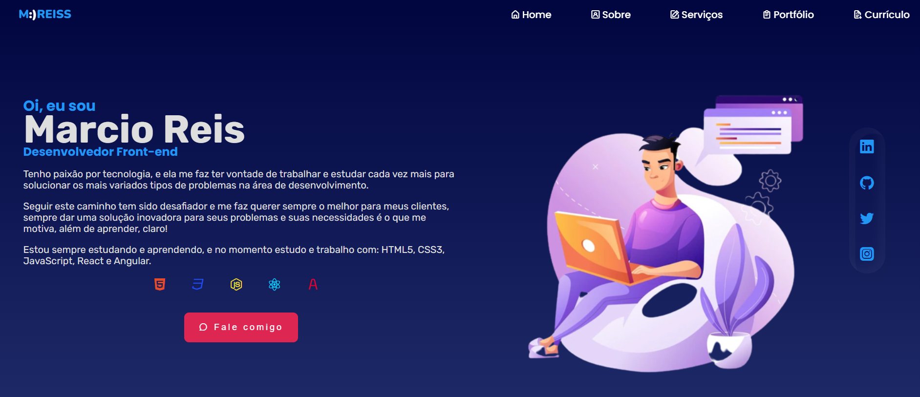 GitHub - dev-marcioreis/first-portfolio