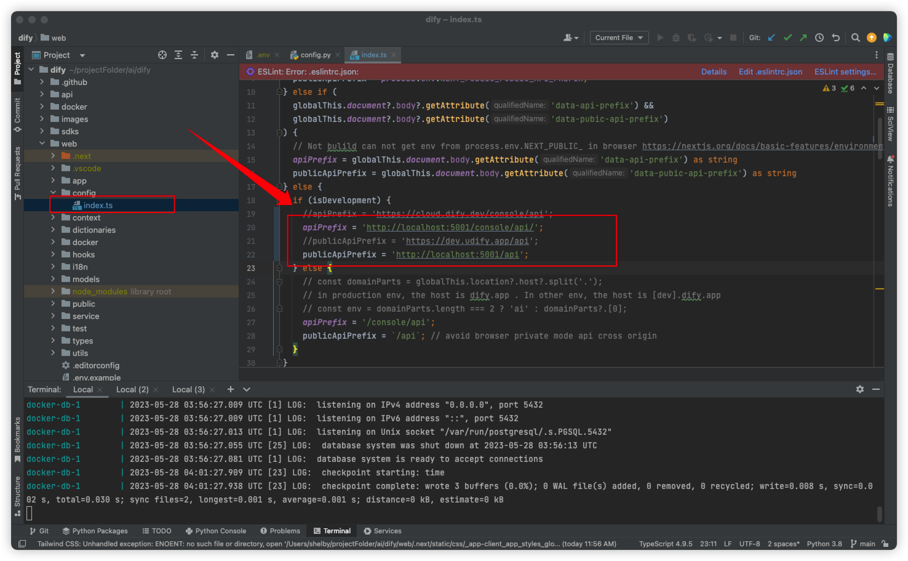 拉取dify的源码后，本地通过readme文件启动了api/web模块。然后打开网址localhost:3000的时候页面一直加载，控制台报错具体如下： · Issue #227 ...