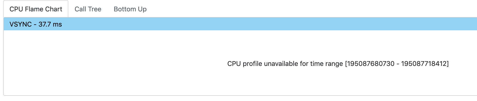 Unavailable time range message shows time ranges that don't clearly map to the rest of the UI ...