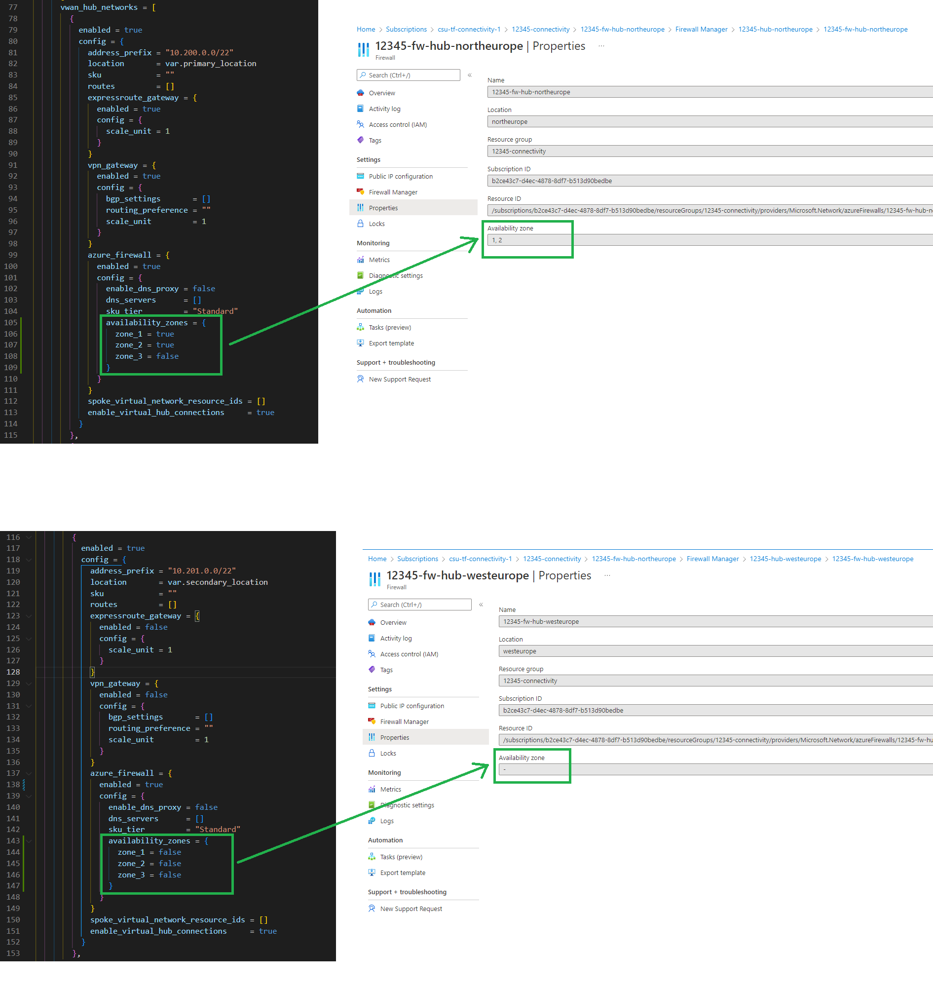 Feature Request - Add AZ Support for Azure Firewall in Secure vHub Model · Issue #336 · Azure ...