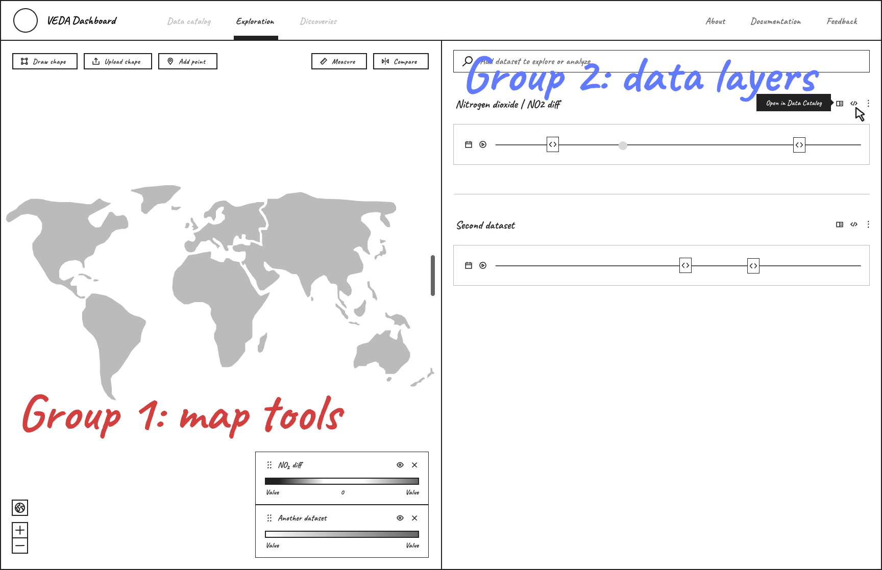 Design - Overlaying two datasets · Issue #359 · NASA-IMPACT/veda-ui · GitHub