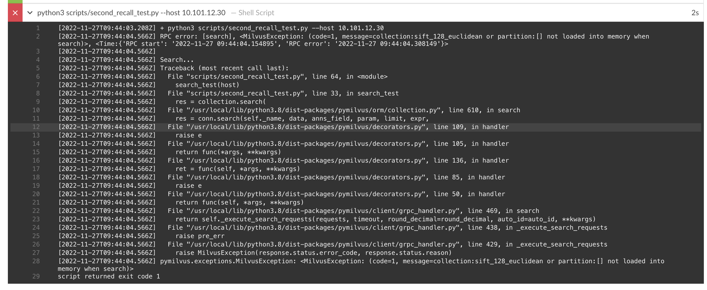 [Bug]: Collection load failed after upgrading from 2.1.4 to master · Issue #20849 · milvus-io ...