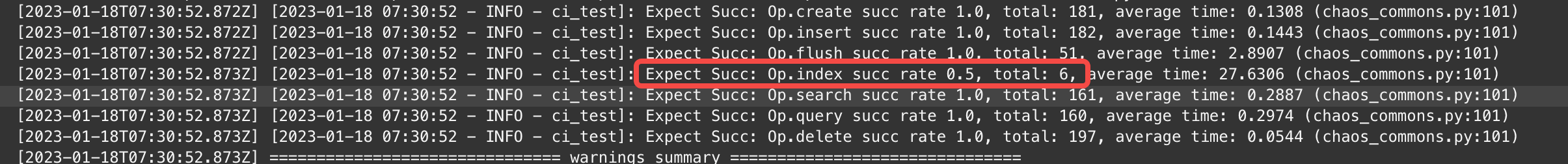 [Bug]: Create index can not recover after pod failure chaos injected ...