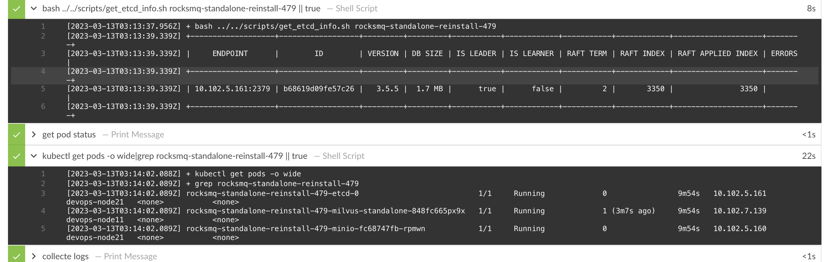 Bug Standalone Pod Panic During Running Deploy Test Test Cases Before Reinstallation · Issue