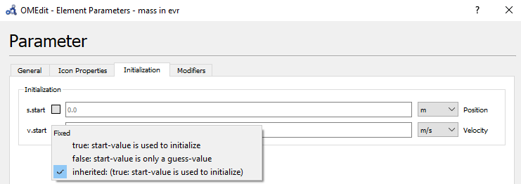 Wrong Display Of Inherited Start Attribute Choice · Issue 10139 · Openmodelica Openmodelica
