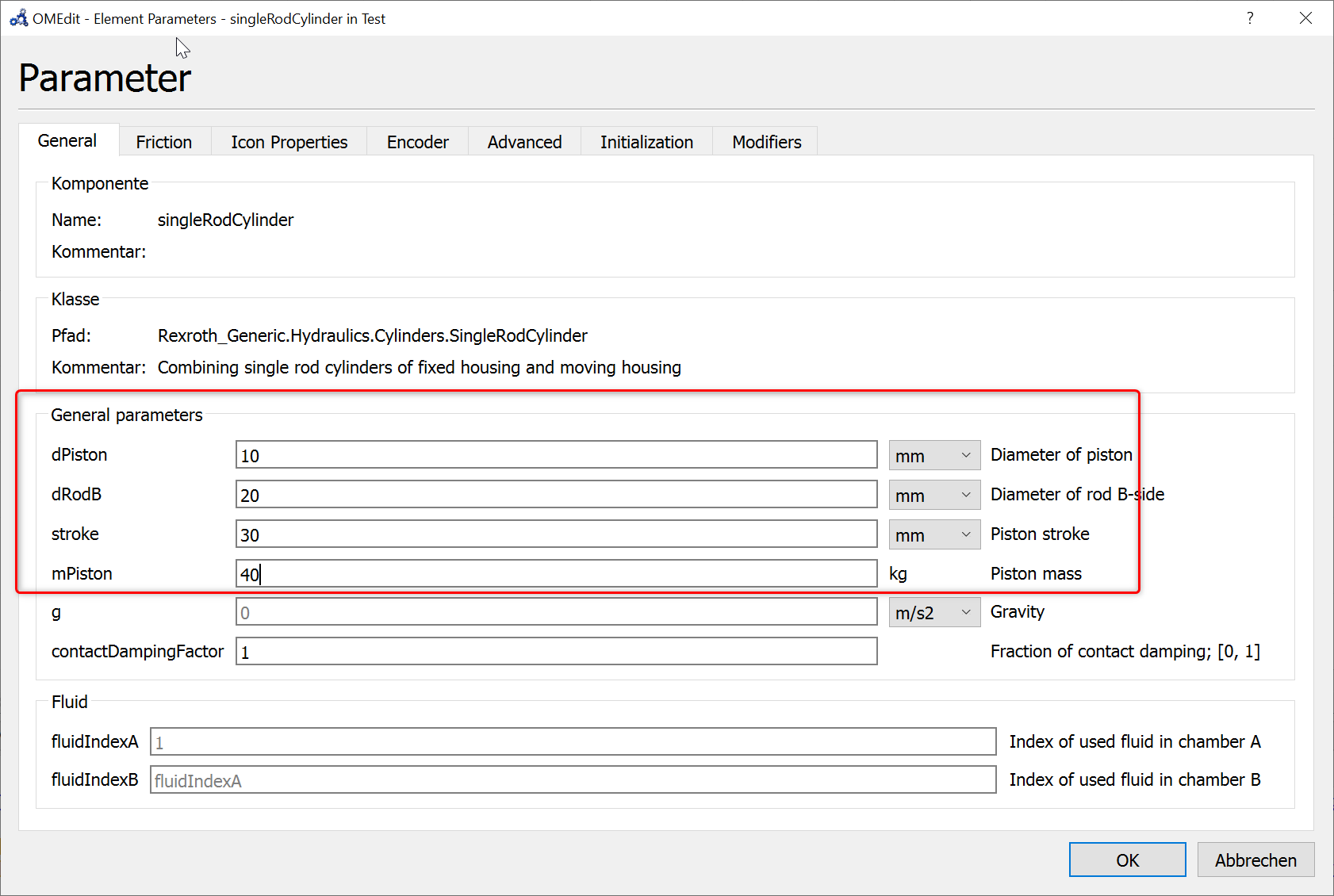 Modifying parameters a second time in parmeter dialog does not work ...
