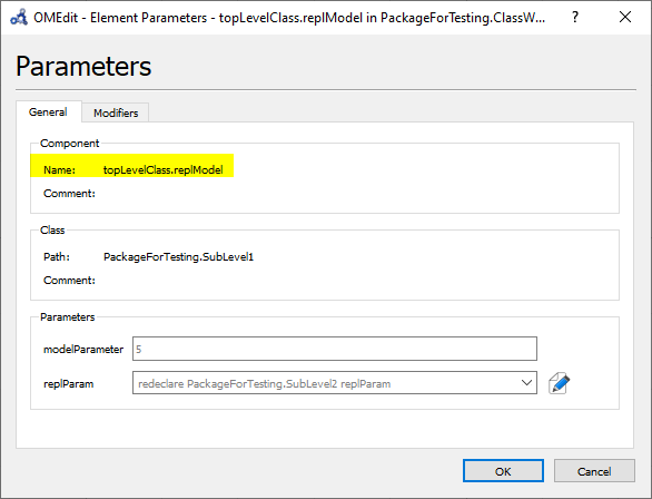 Incorrect Component Name In Dialogue Of Nested Replaceables · Issue 11119 · Openmodelica