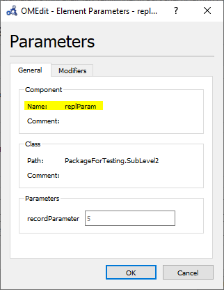 Incorrect component name in dialogue of nested replaceables · Issue #11119 · OpenModelica ...