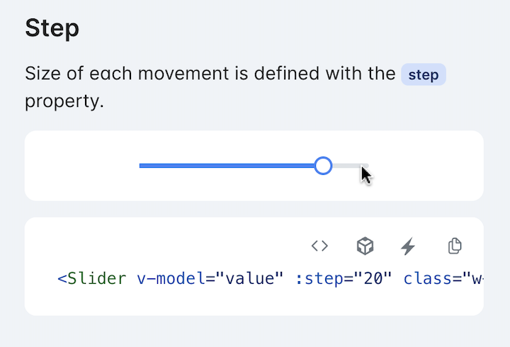 Cannot click to select min or max value when using slider with step property · Issue #4577 ...