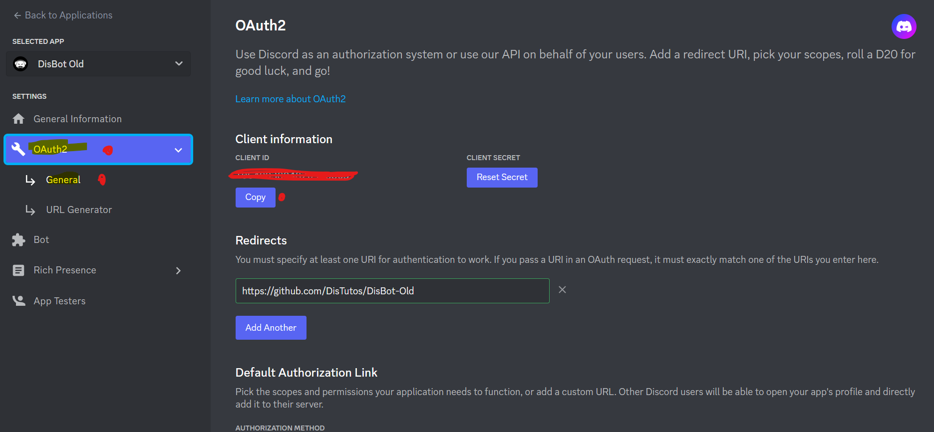 GitHub - DisTutos/DisBot-Old
