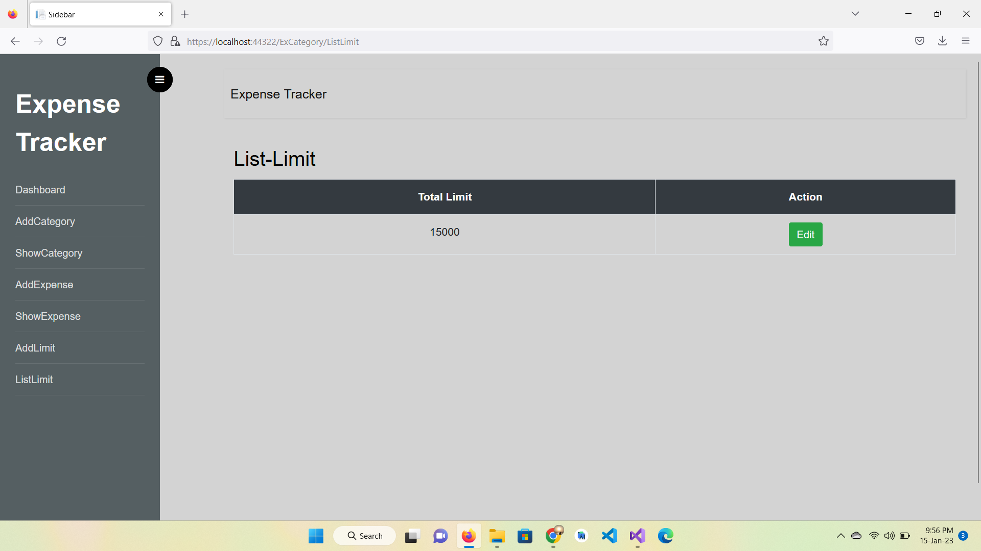 GitHub - shrutiipatel/ExpenseTracker
