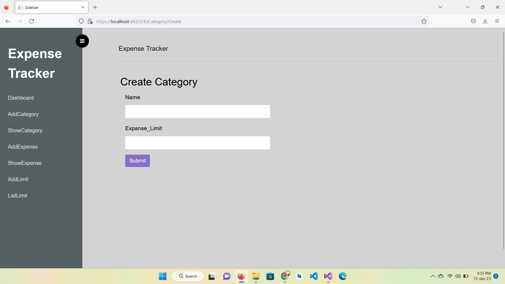 GitHub - shrutiipatel/ExpenseTracker