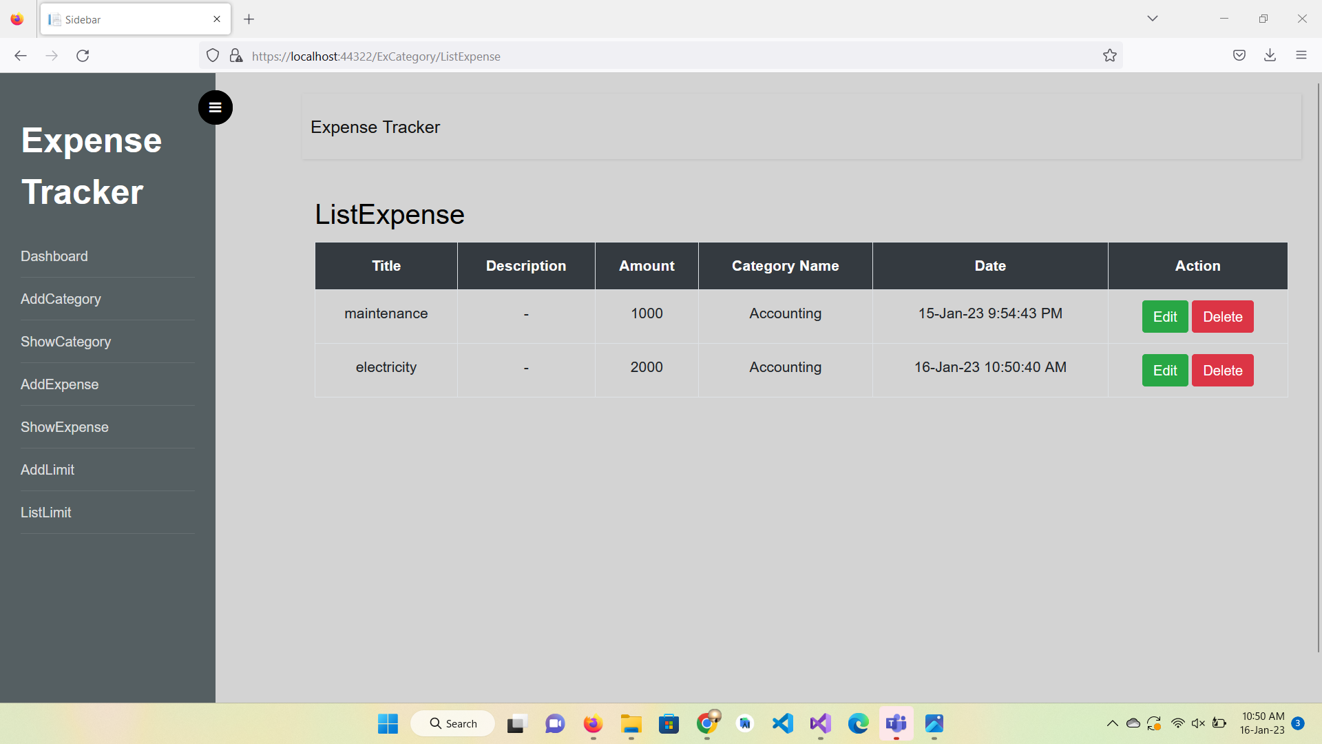 GitHub - shrutiipatel/ExpenseTracker