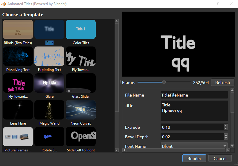 Cyrillic characters not rendered in animated titles · Issue #5095 · OpenShot/openshot-qt · GitHub