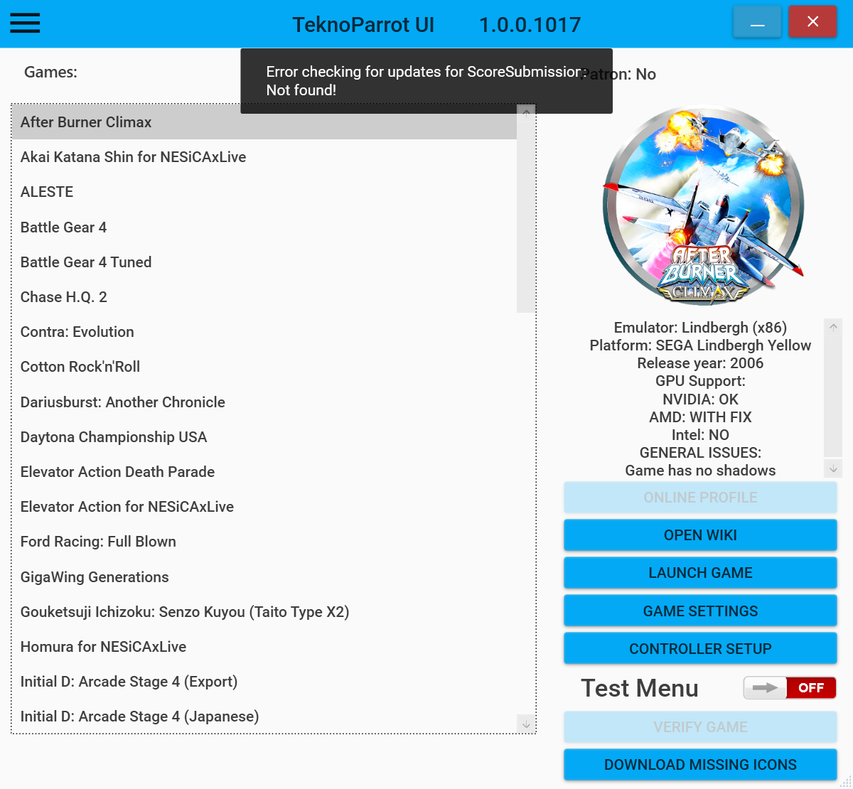 Update Error · Issue #458 · teknogods/TeknoParrotUI · GitHub