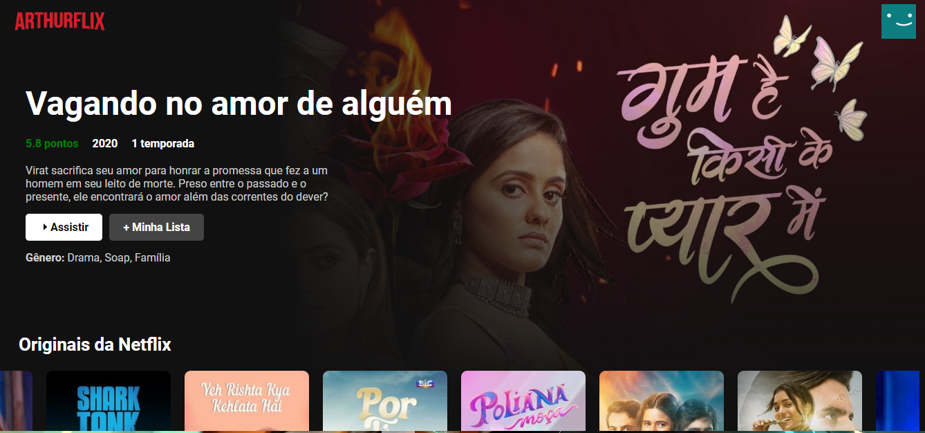 GitHub - arthur-Gsilva/arthurflix