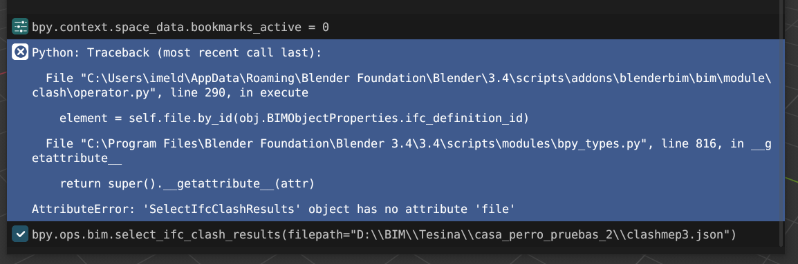 BlenderBIM 230115 doesn't load JSON results · Issue #2698 · IfcOpenShell/IfcOpenShell · GitHub