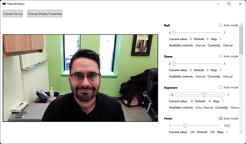 GitHub - PatBQc/SeriousWebcamSettings: Control your Webcam settings ...