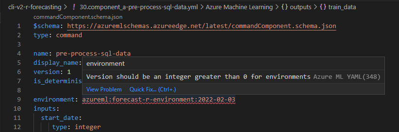 Version should be an integer greater than 0 for environments · Issue #1516 · microsoft/vscode ...