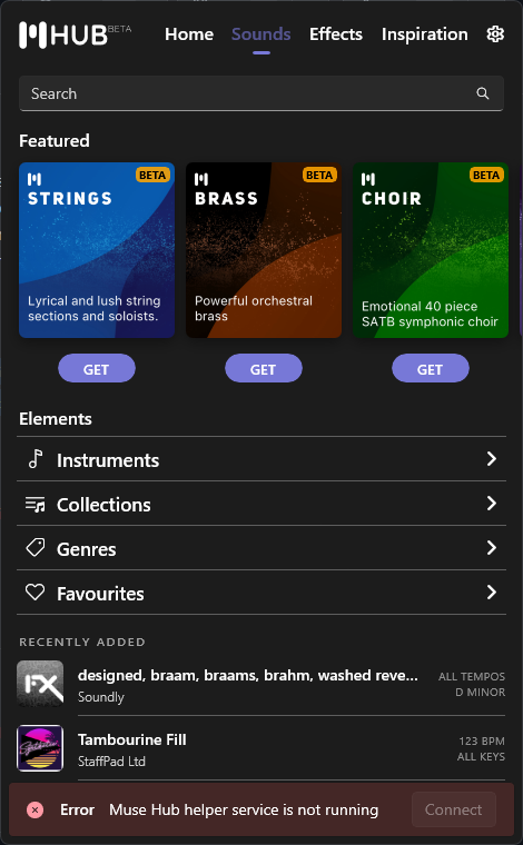 MuseHub Helper Service will not start after moving installation from C: drive[MU4 Issue] · Issue ...