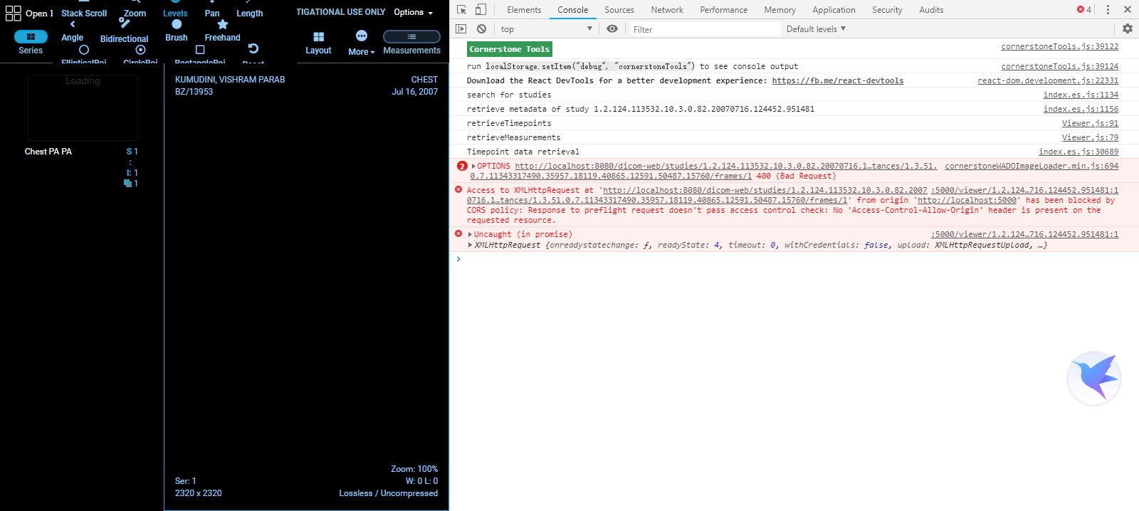 CORS error when open studies (orthanc1.8 + Nginx) · Issue #517 · OHIF/Viewers · GitHub