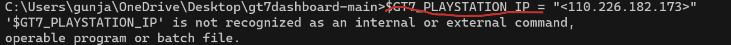 Can't run run.bat file · snipem gt7dashboard · Discussion #13 · GitHub