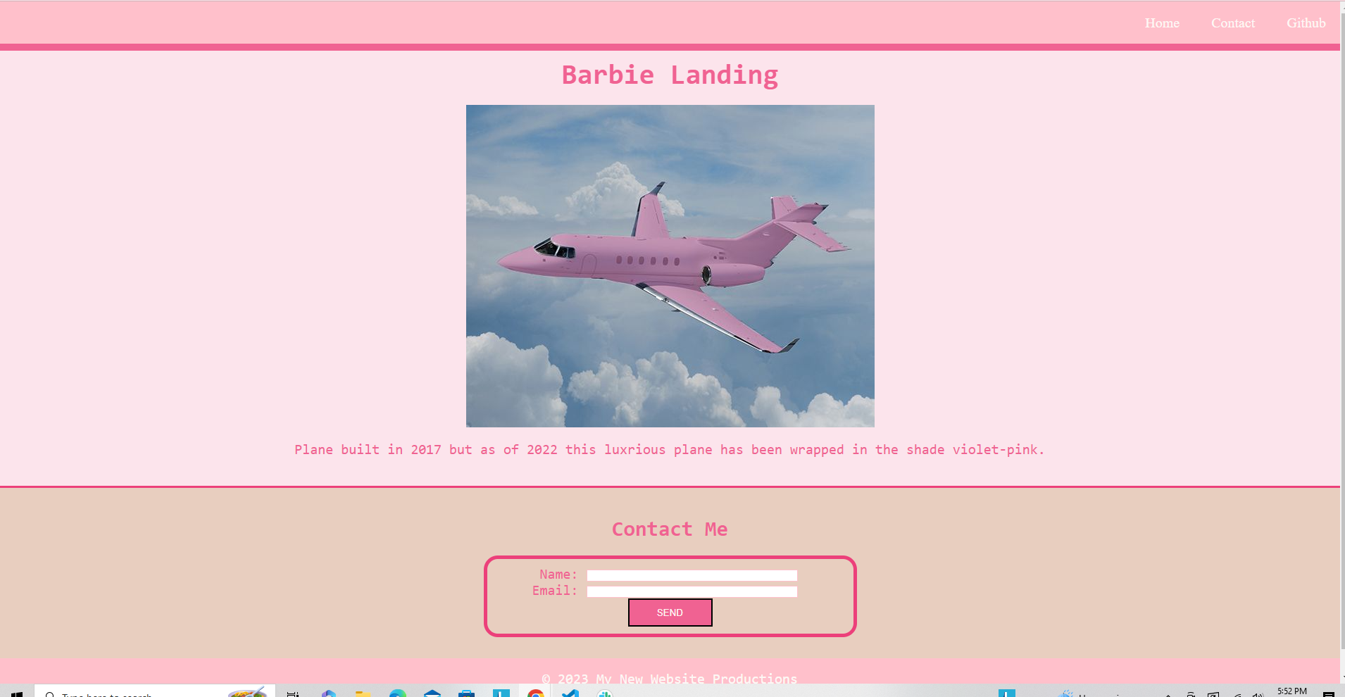 GitHub - Niauno/barbie-landing