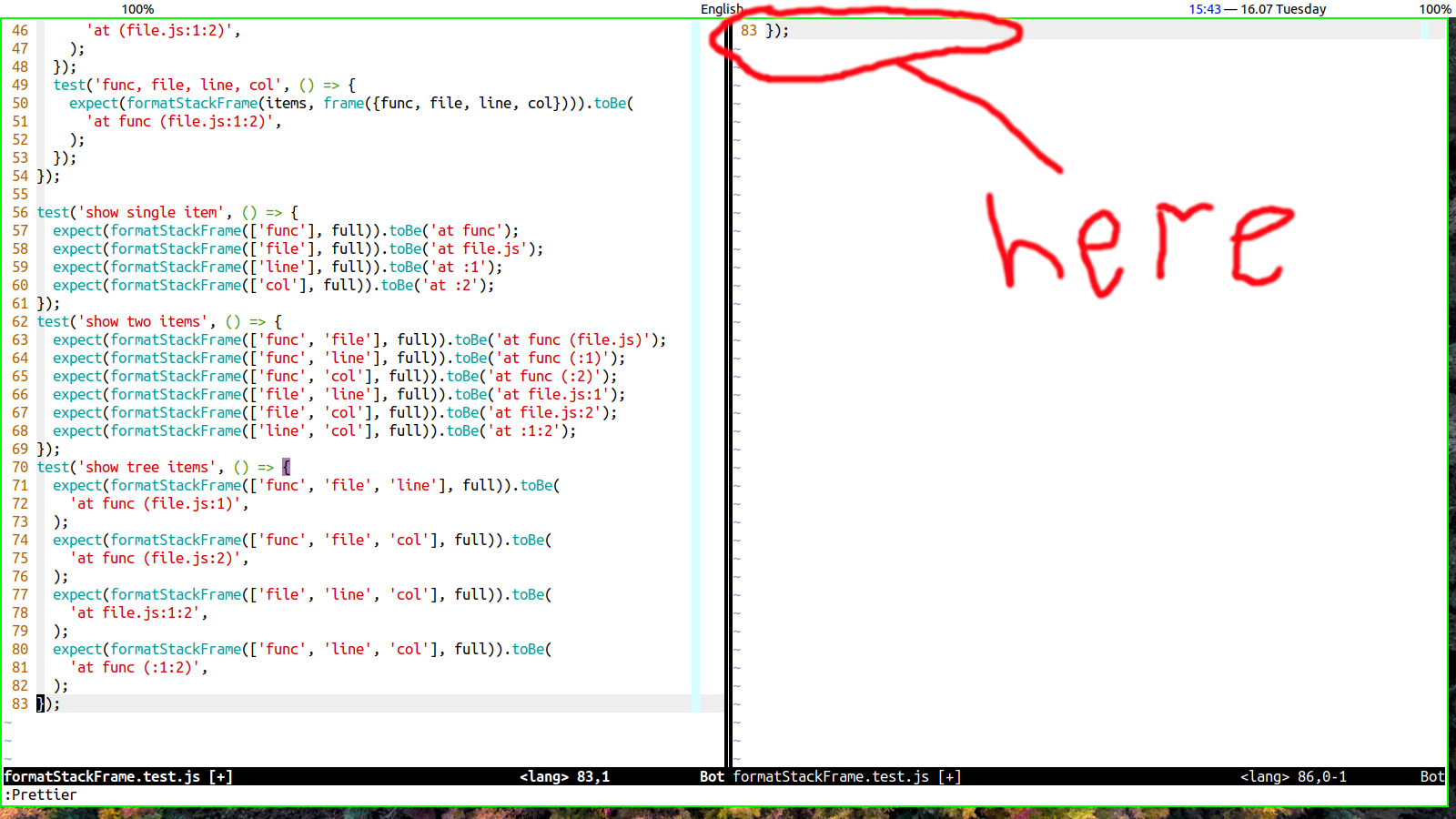 Window is unexpectedly scrolled after :Prettier · Issue #192 · prettier ... Window is unexpectedly scrolled after :Prettier · Issue #192 · prettier ...