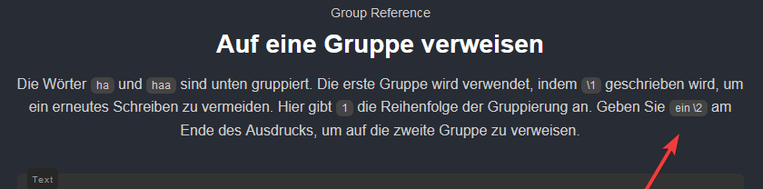 [Learn]: description text in codeblock · Issue #181 · aykutkardas/regexlearn.com · GitHub