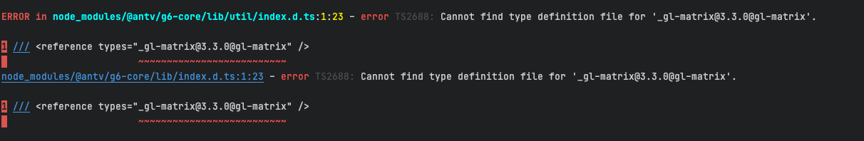 unable to start application after adding G6 · Issue #2691 · antvis/G6 · GitHub