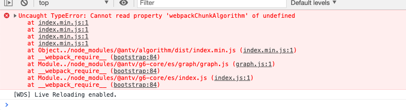 unable to start application after adding G6 · Issue #2691 · antvis/G6 · GitHub