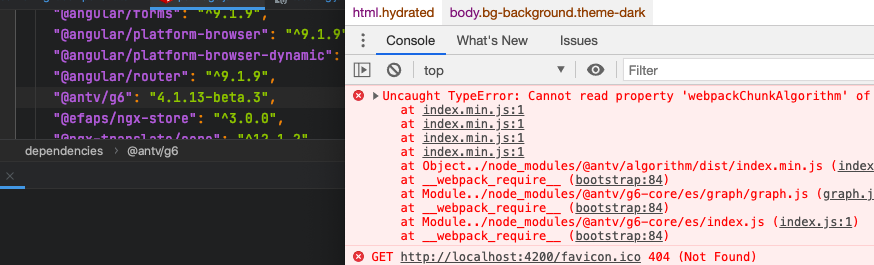 unable to start application after adding G6 · Issue #2691 · antvis/G6 · GitHub